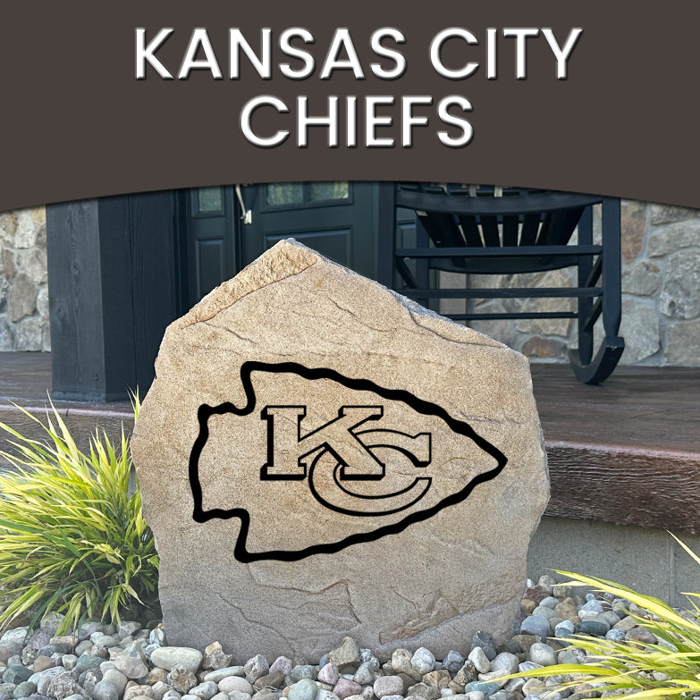 Kansas City Chiefs Personalized Lawn Decor – Design A Stone