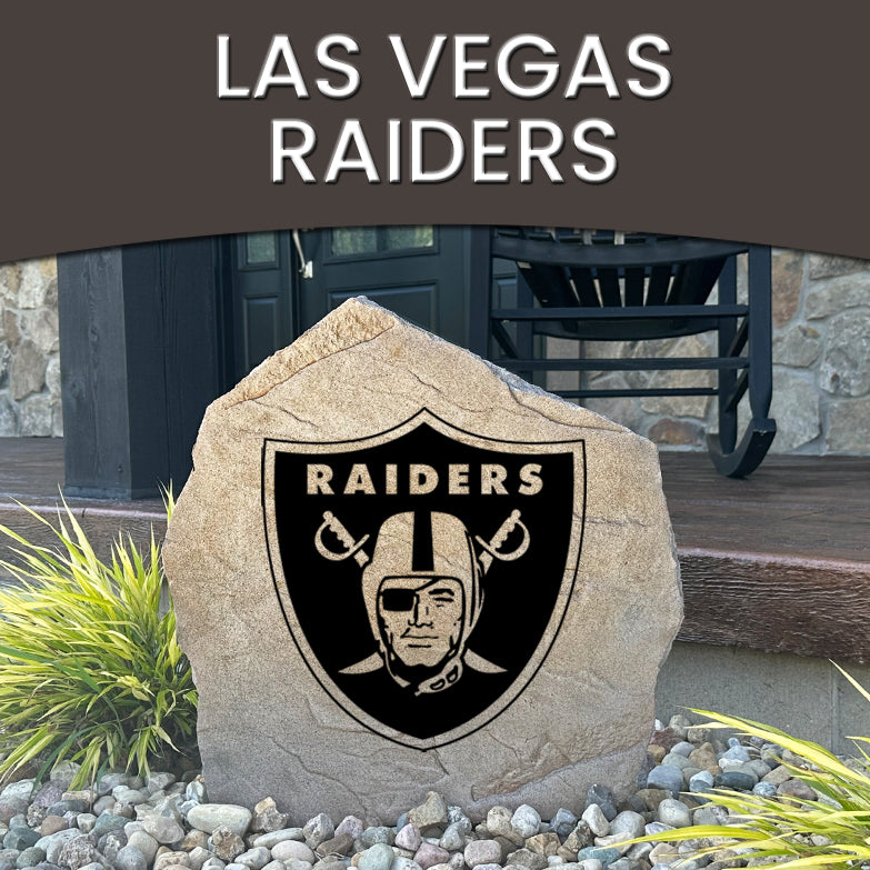 Las Vegas Raiders Personalized Lawn Decor – Design A Stone