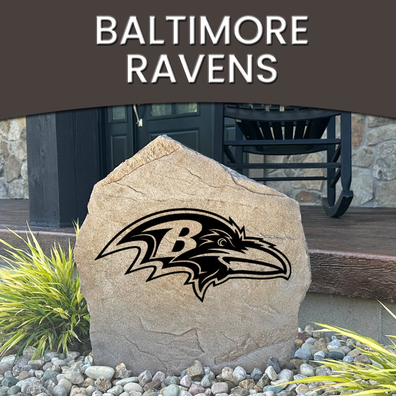 Baltimore Ravens Personalized Lawn Decor – Design A Stone