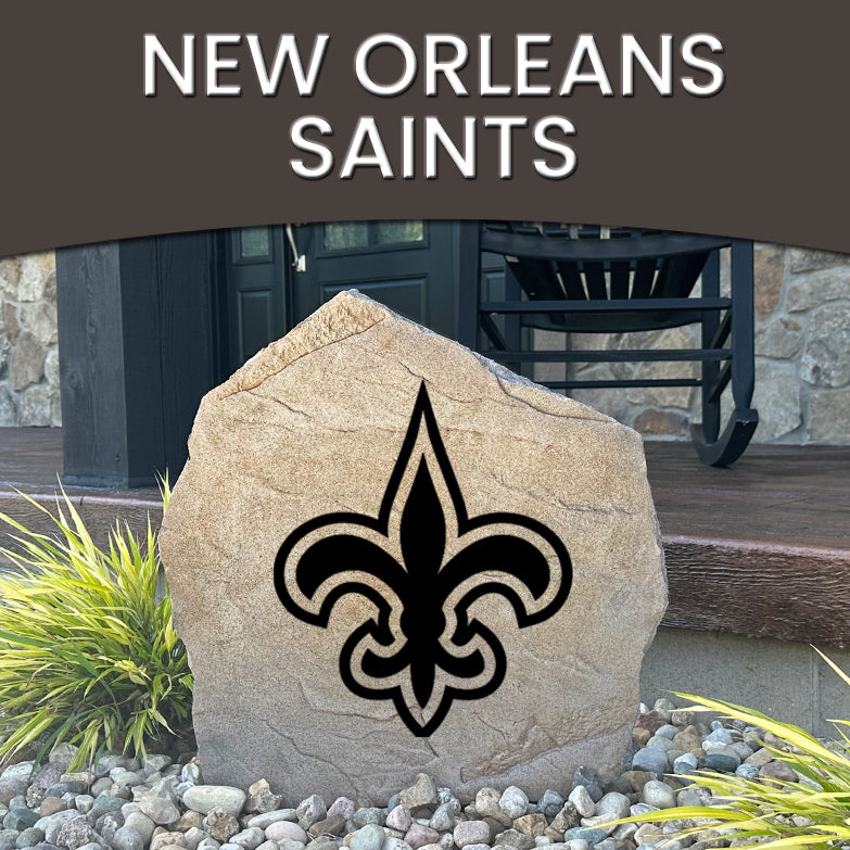 New Orleans Saints Personalized Lawn Decor – Design A Stone