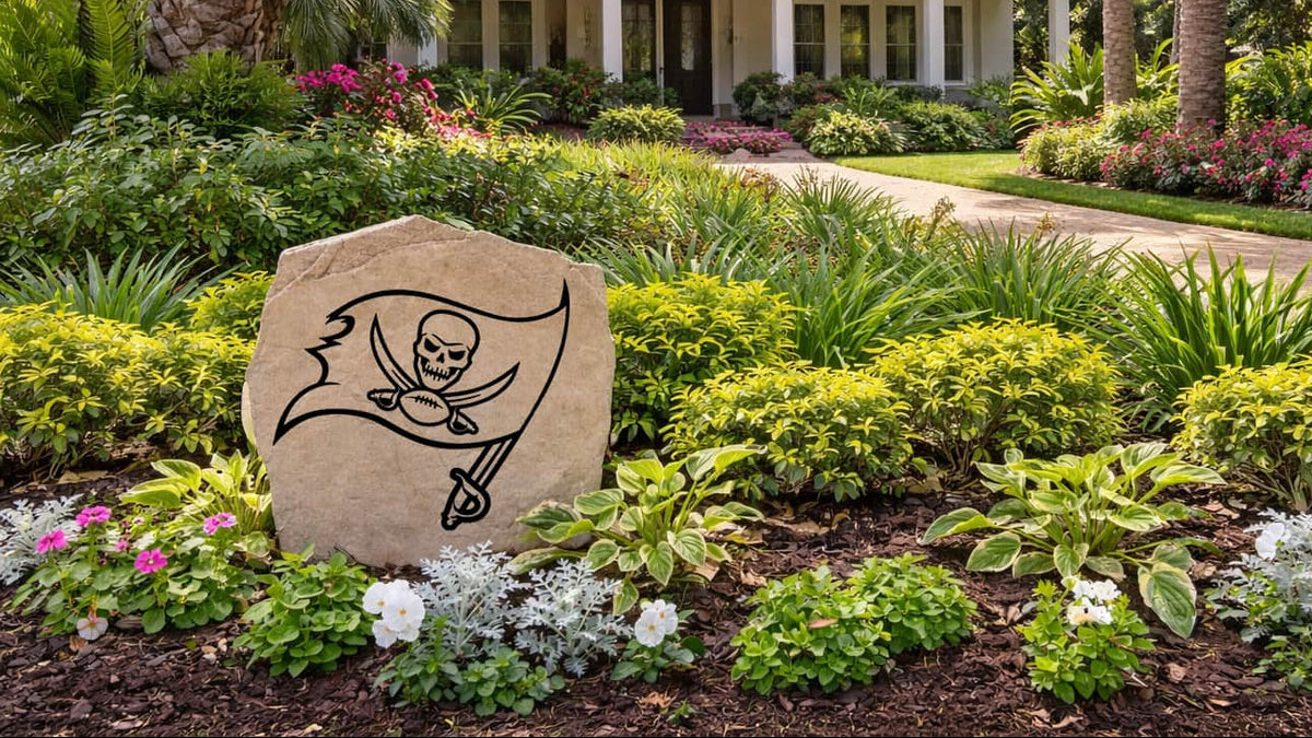 Tampa Bay Buccaneers Personalized Lawn Decor – Design A Stone
