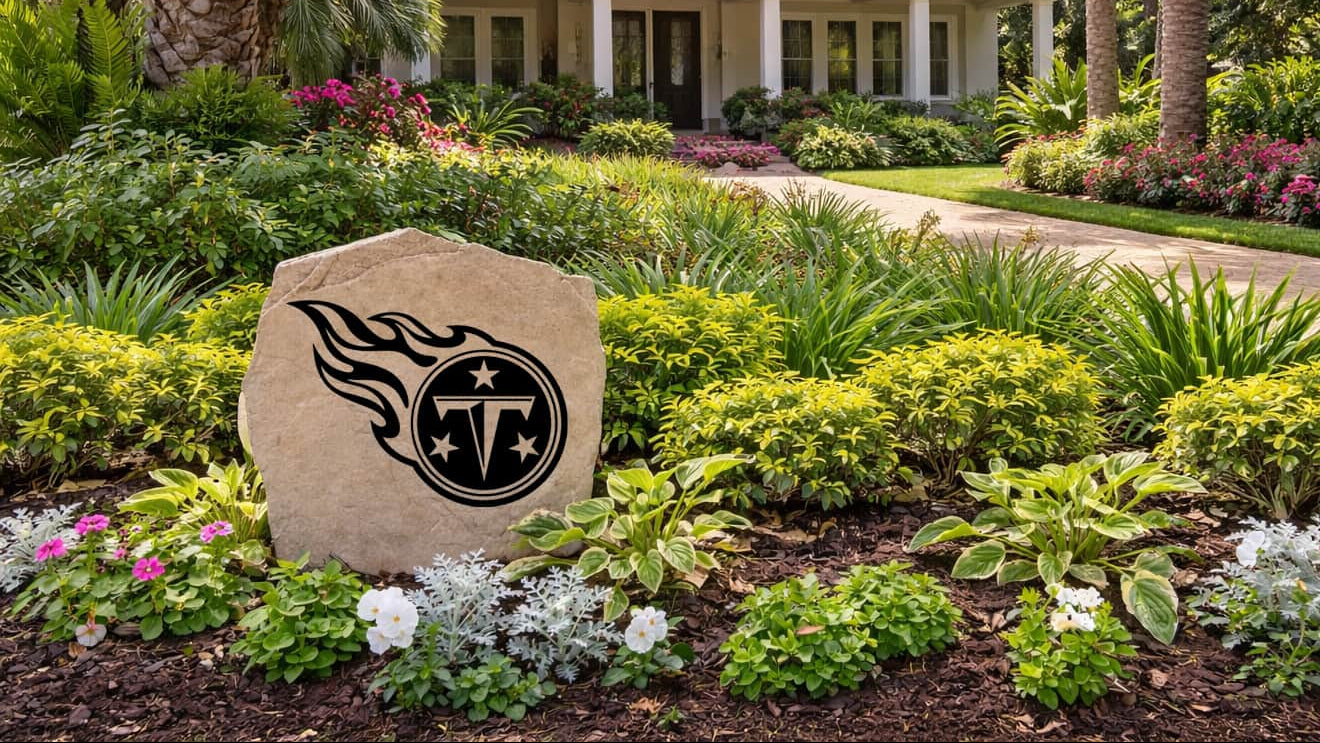 Tennessee Titans Personalized Lawn Decor – Design A Stone