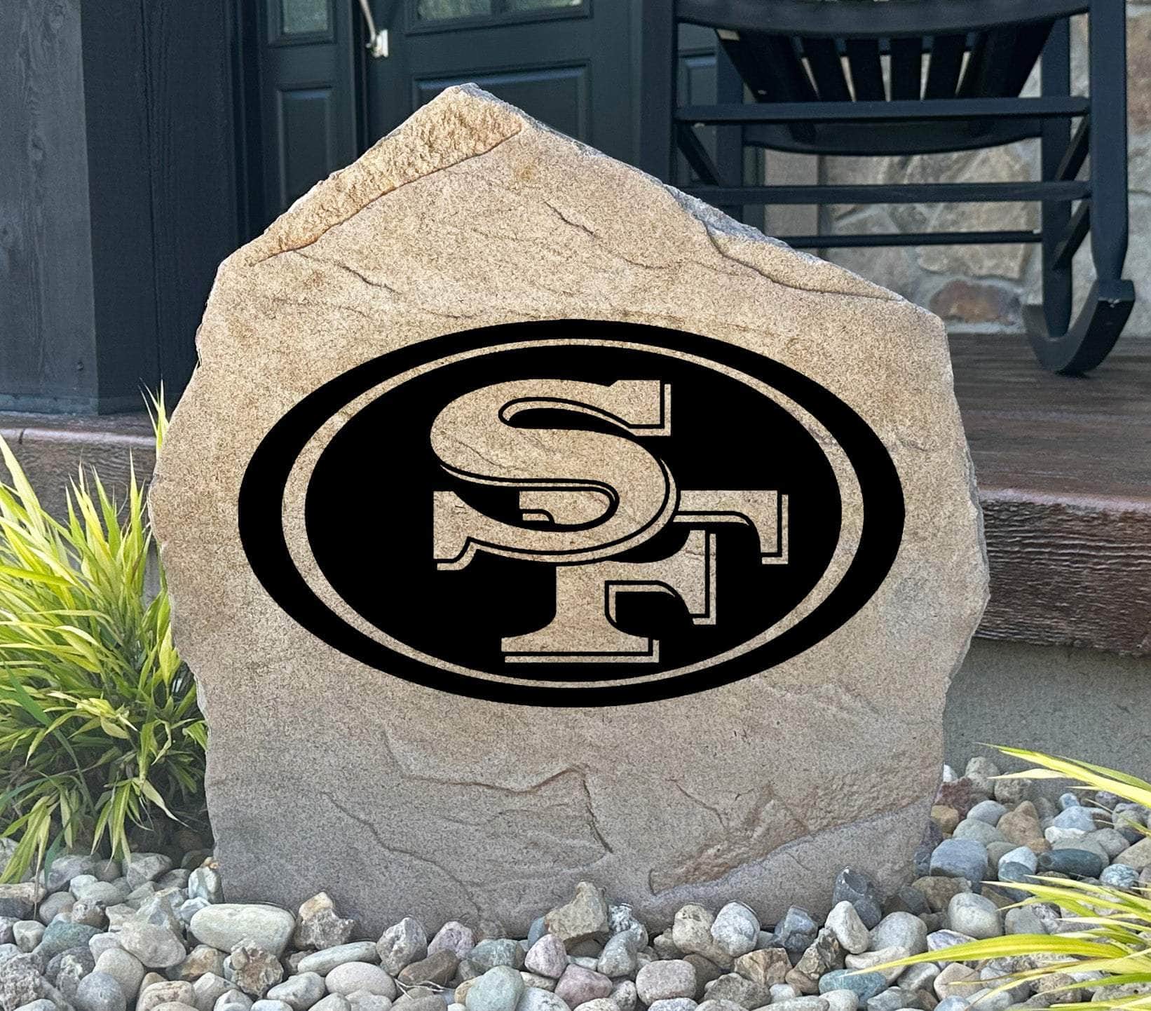 San Francisco 49ers | Lawn Decor | Engraved Sign | Personalized Gif...