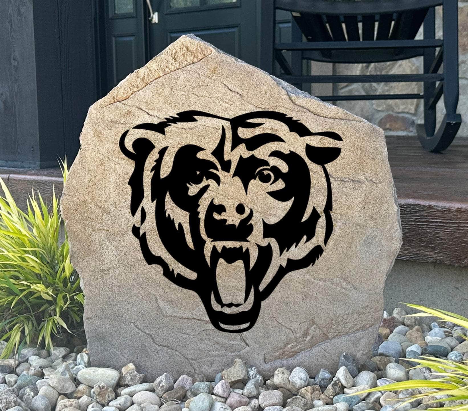 Chicago Bears | Lawn Decor | Engraved Sign | Personalized Gift &nd...