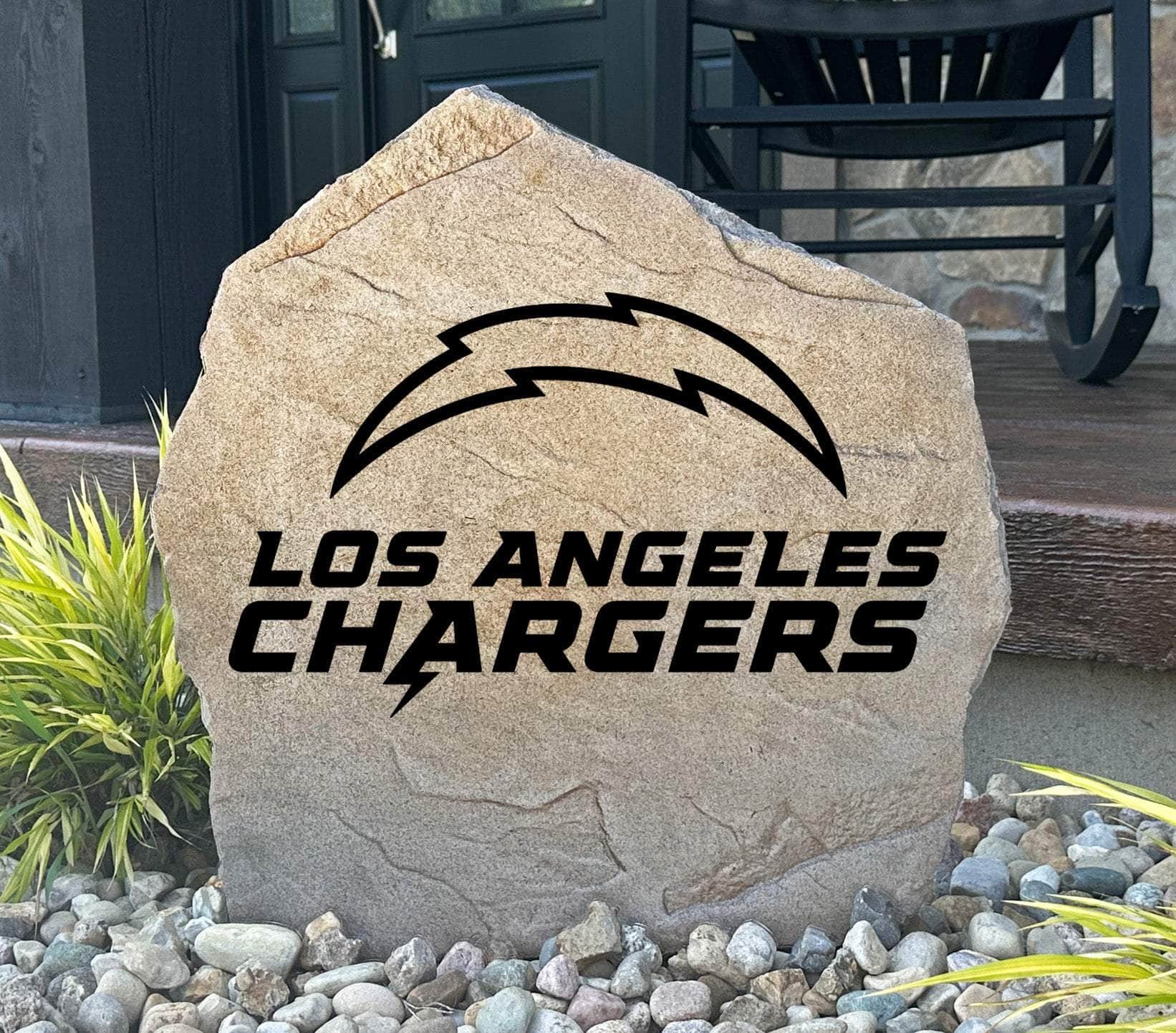 Los Angeles Chargers | Lawn Decor | Engraved Sign | Personalized Gi...