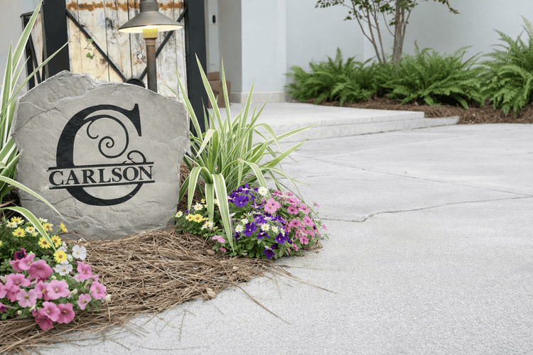 High-quality, durable personalized garden stones, names stones and ...
