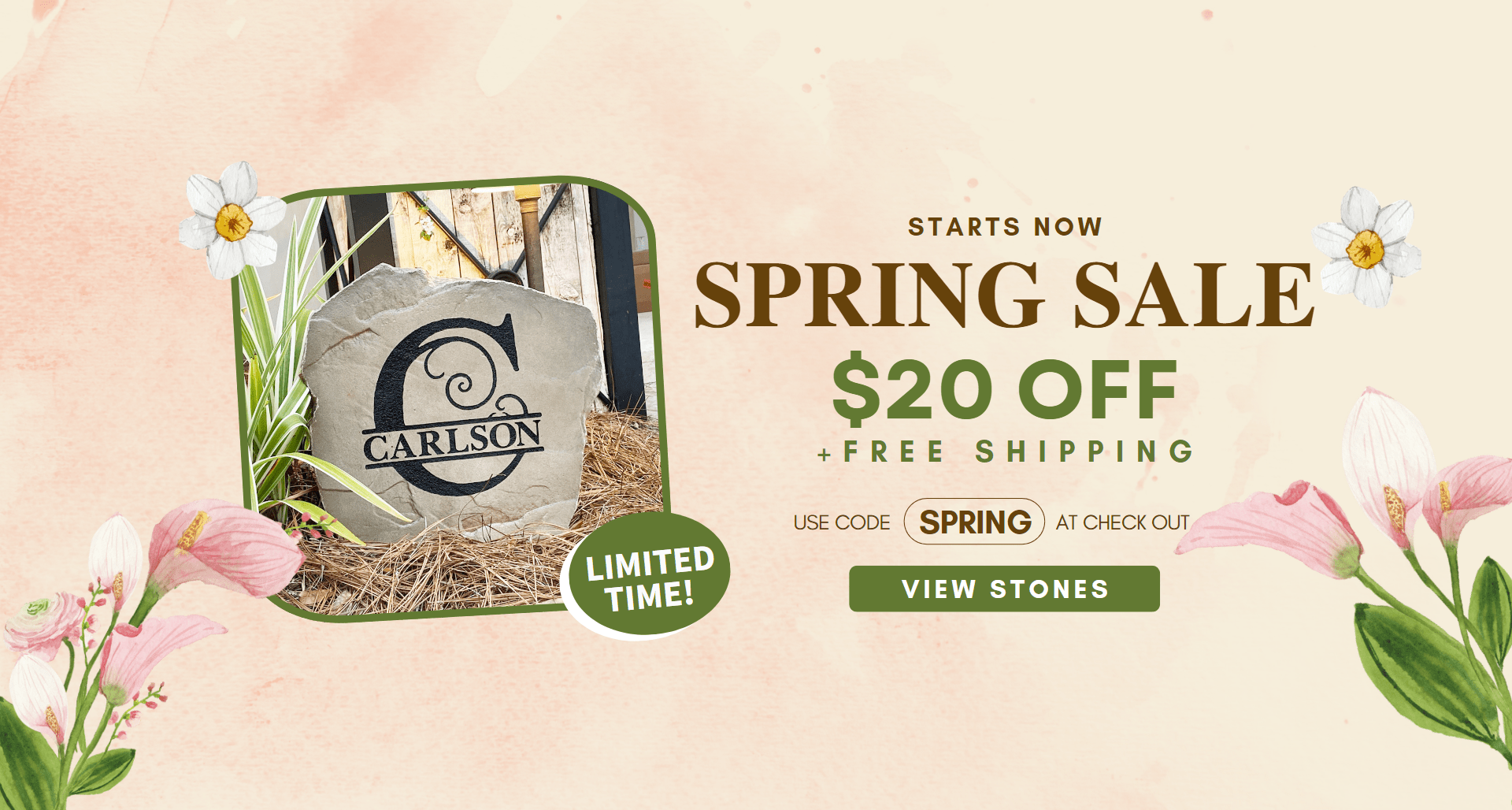 High-quality, durable personalized garden stones, names stones and ...