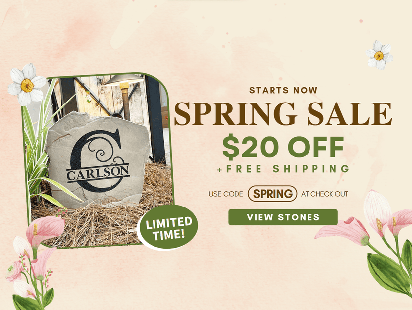 High-quality, durable personalized garden stones, names stones and ...