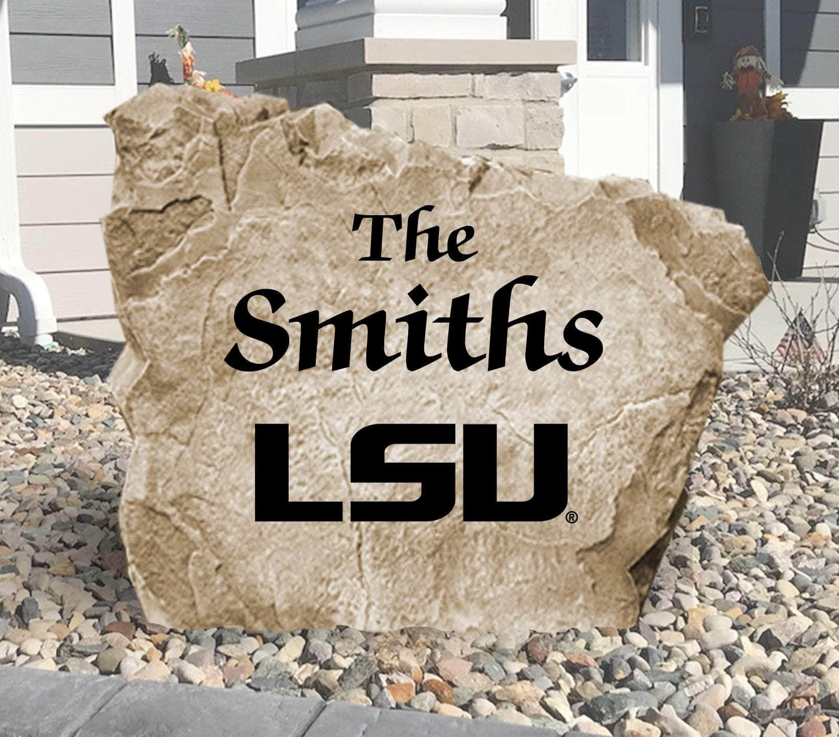 LSU | Lawn Decor | Engraved Sign – Design A Stone