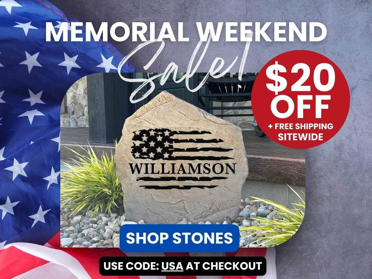 High-quality, durable personalized garden stones, names stones and ...